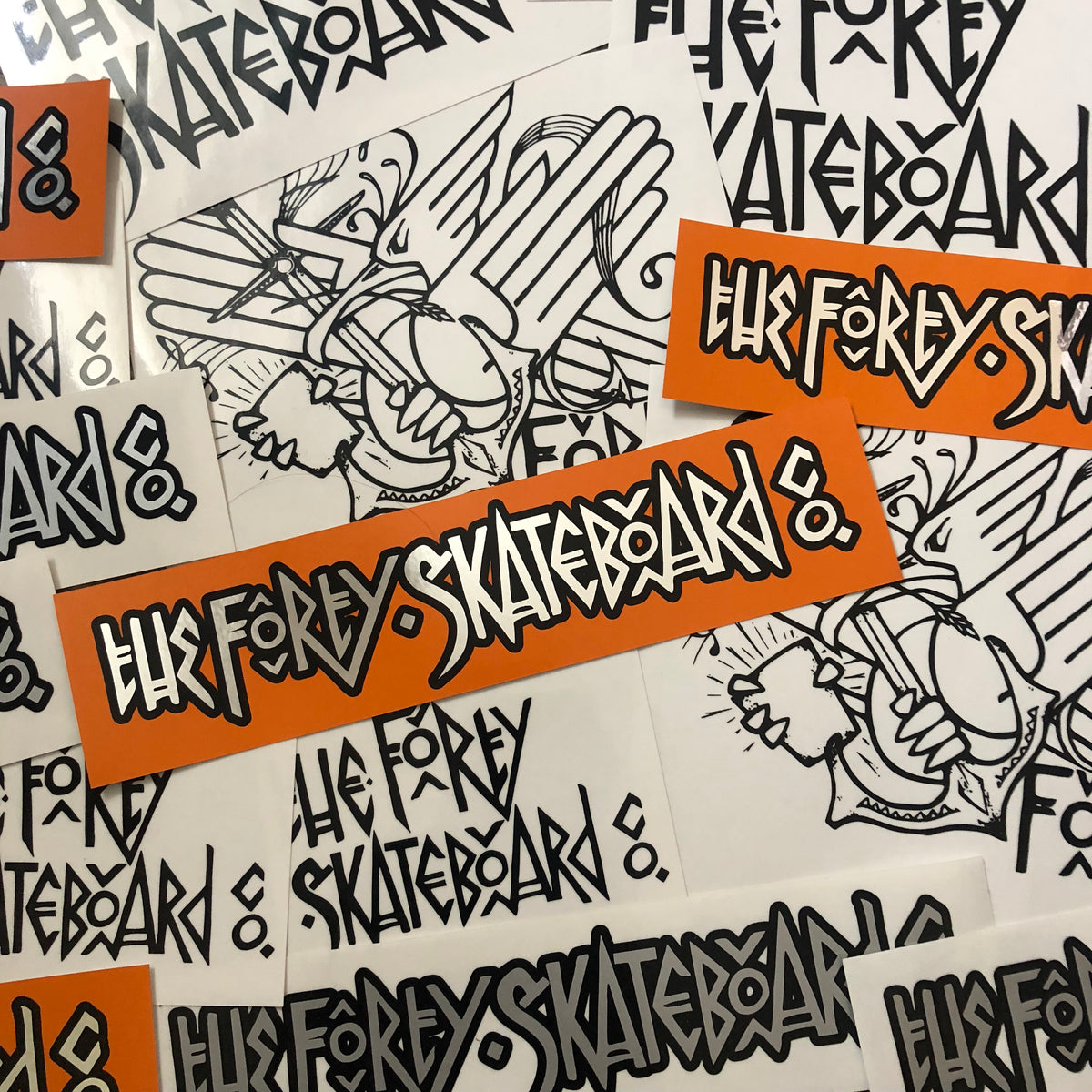 Mark Burrows X Cubic Forty Sticker Pack – fortyskateboardco